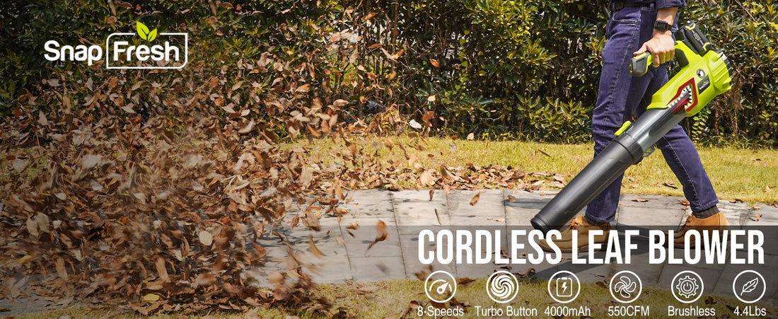 SnapFresh Brushless Leaf Blower: Your Ultimate Outdoor Cleaning Partne ...