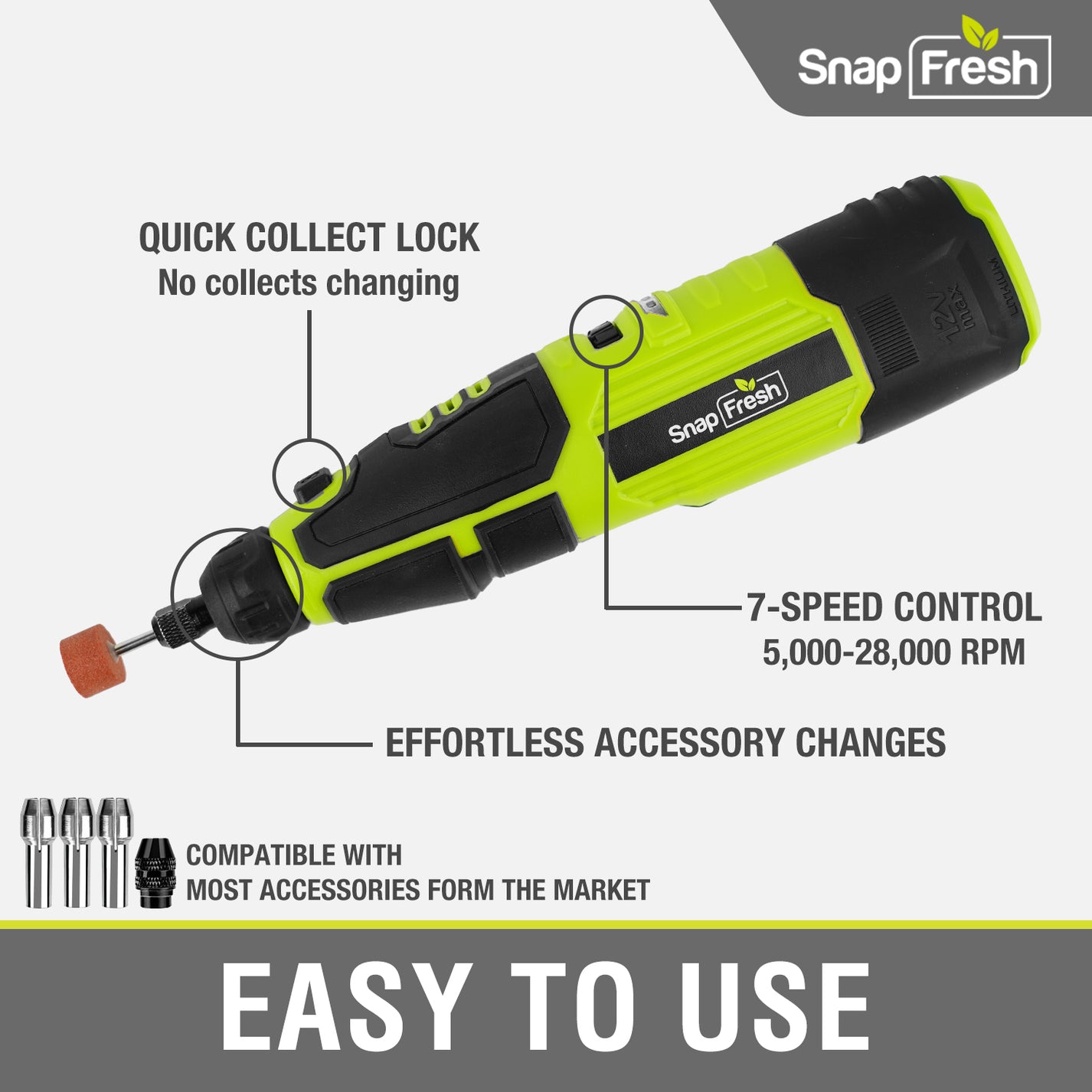 12V Cordless Rotary Tools - SnapFresh – SnapFresh_WINBAY US INC