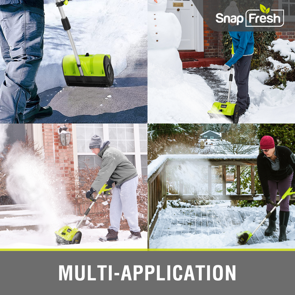 20V Cordless Brushless Snow Shovel , 4.0Ah Li-Ion Battery And Charger ...